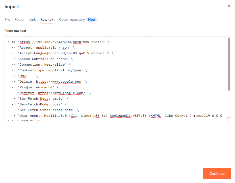 Create A Postman Request From Curl Code Review Videos